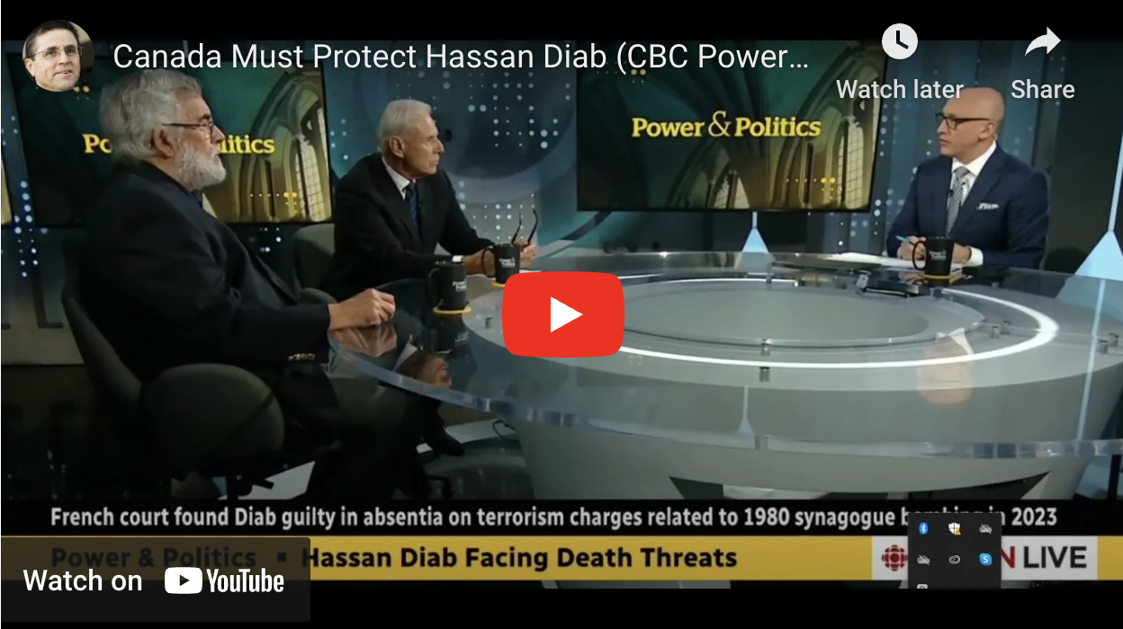 Canada Must Protect Hassan Diab - International Civil Liberties ...